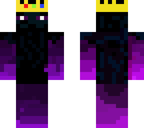 Enderman wtih crown | Minecraft Skin