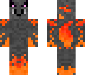 Flaming Wolf | Minecraft Skin