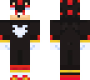 shadow the hedgehog | Minecraft Skins