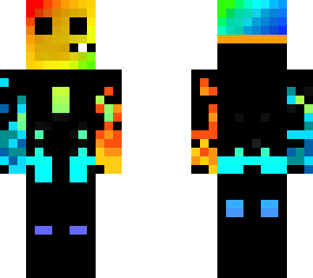 robot rainbow slime madness | Minecraft Skin