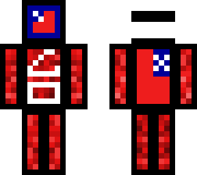 Taiwan No1 (red ver.) | Minecraft Skin
