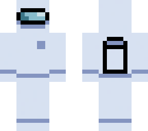 White Crewmate | Minecraft Skin