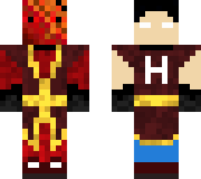 Fire Bending 2 side | Minecraft Skin