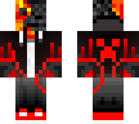 half lava creeper half wither skeleton | Minecraft Skin