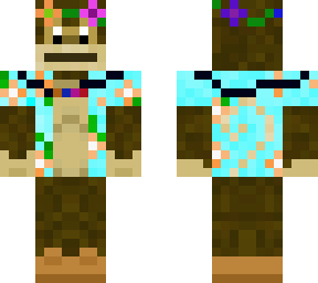 Hippie monkey | Minecraft Skin