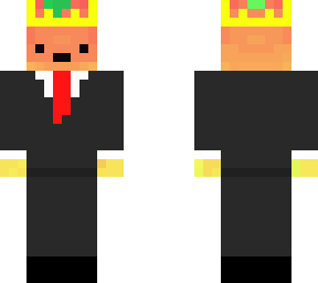 Mango With Suit | Minecraft Skin