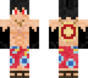 Luffy Wano Minecraft Skins