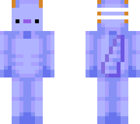 boy with axolotl costume and mask | Minecraft Skin