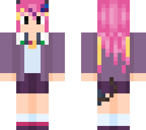 fnf holofunk mod: mano aloe | Minecraft Skin