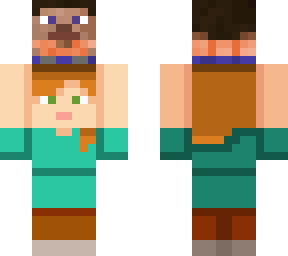 Cursed Alex Minecraft Skins