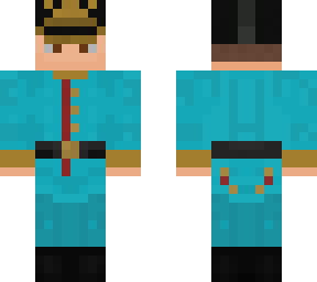 Bavarian Officer with Helmet | Minecraft Skin
