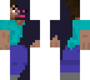 Corrupted Steve (FNF Corruption Mod) | Minecraft Skin