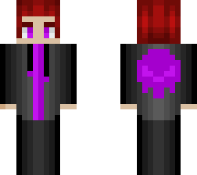 purple skull | Minecraft Skin