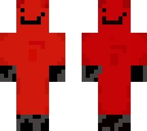 red black and grey derp | Minecraft Skin