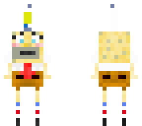 Spongebob Minecraft Skin Hd