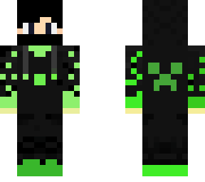 green gamer boy | Minecraft Skin