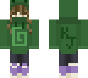 Karl Jacobs Frog Hoodie Minecraft Skin | Minecraft Skin