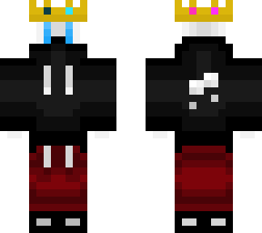 blue eyes crowned | Minecraft Skin