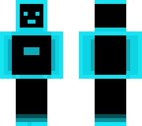 Blue neon | Minecraft Skin