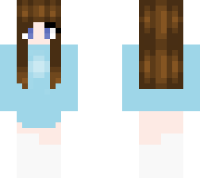 my cute blue girl | Minecraft Skins