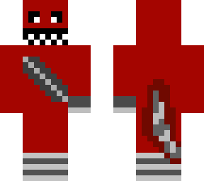 nightmare foxy | Minecraft Skins