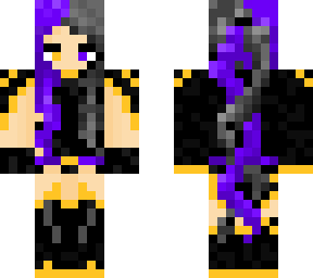 purple black | Minecraft Skins