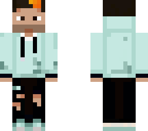 Auron color turquesa | Minecraft Skin