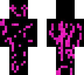 Magenta splash of paint | Minecraft Skin