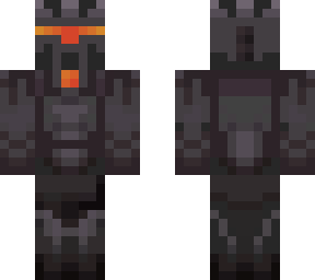 Netherite Knight- Fiery v1.1 | Minecraft Skin