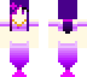 Violette Dark Mermaid Queen | Minecraft Skin