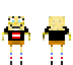 spongebob drip | Minecraft Skins