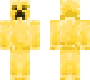Golden Creeper Minecraft Skins