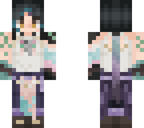xiao genshin | Minecraft Skins