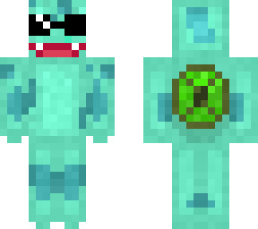 bulbasaur with sun glasses | Minecraft Skin