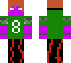 Fireball Humanoid Form | Minecraft Skin