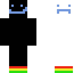 happy sad rainbow crox | Minecraft Skin
