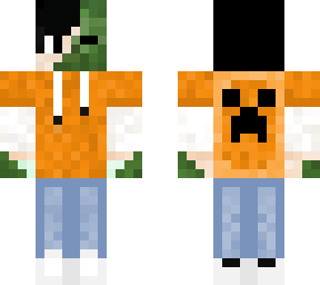 Pada iOS orange | Minecraft Skin