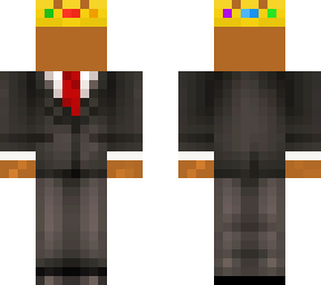 Suit and crown base | Minecraft Skin