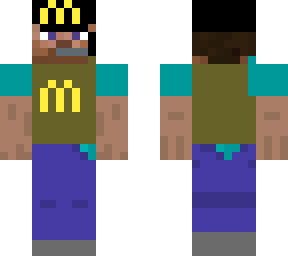 mcdonalds worker steve | Minecraft Skins