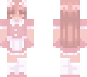 pink maid | Minecraft Skin