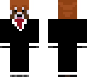 ps3 Red Panda Skin In a suit | Minecraft Skin