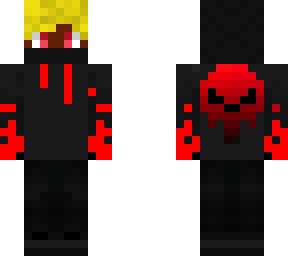 Red skull | Minecraft Skin