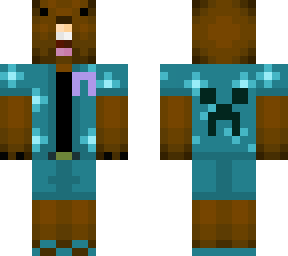 Spifey Cyan Creepers MCC | Minecraft Skin