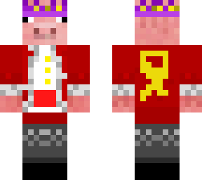 Techno cancer ribbon theme | Minecraft Skin