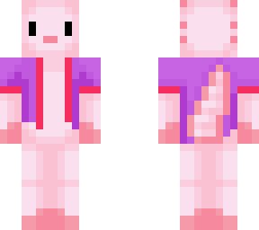 Axol The Axolotl | Minecraft Skin