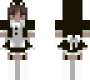 Cute maid outfit | Minecraft Skin