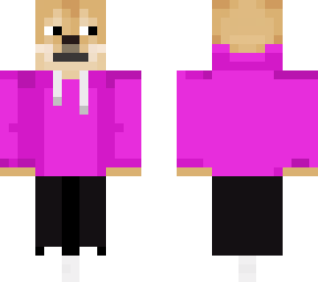 doge purple hoodie animal dog dogago adidas cool furry | Minecraft Skins