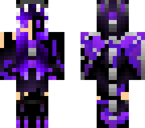 Dragon infected girl | Minecraft Skin