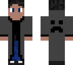 gray cloak guy | Minecraft Skins