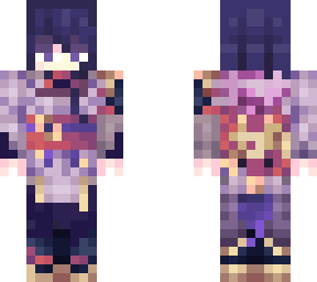 raiden shogun | Minecraft Skins